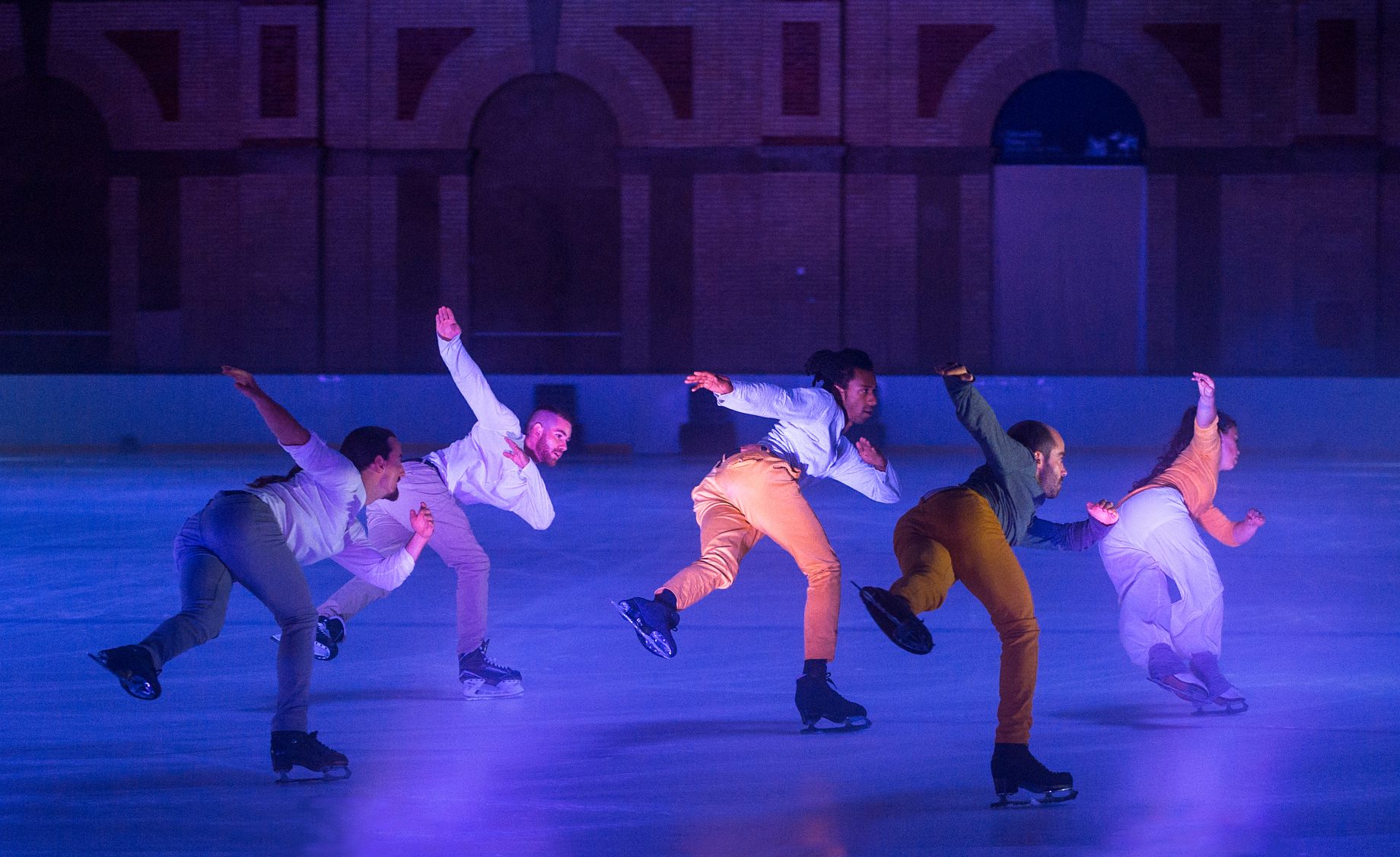 Le Patin Libre, Vertical, Alexandra Palace ice rink – Dance Umbrella